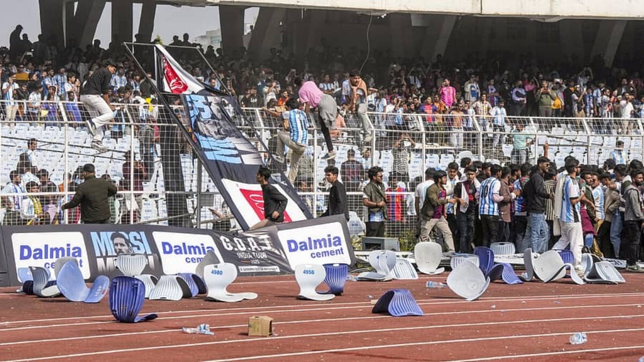 Messi event organizer arrested after chaos at Kolkata Salt Lake Stadium ...