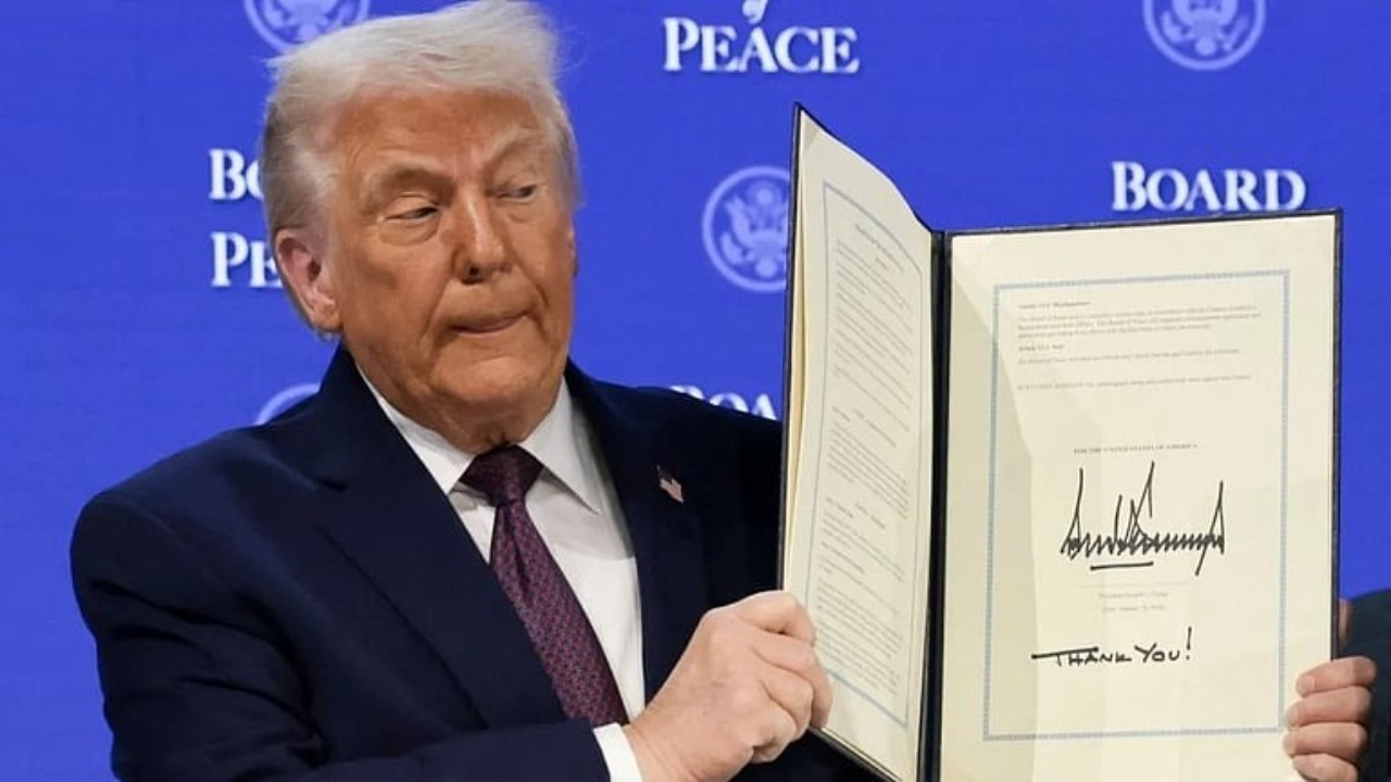 India stays away as Trump unveils ‘Board of Peace’ on Gaza at Davos