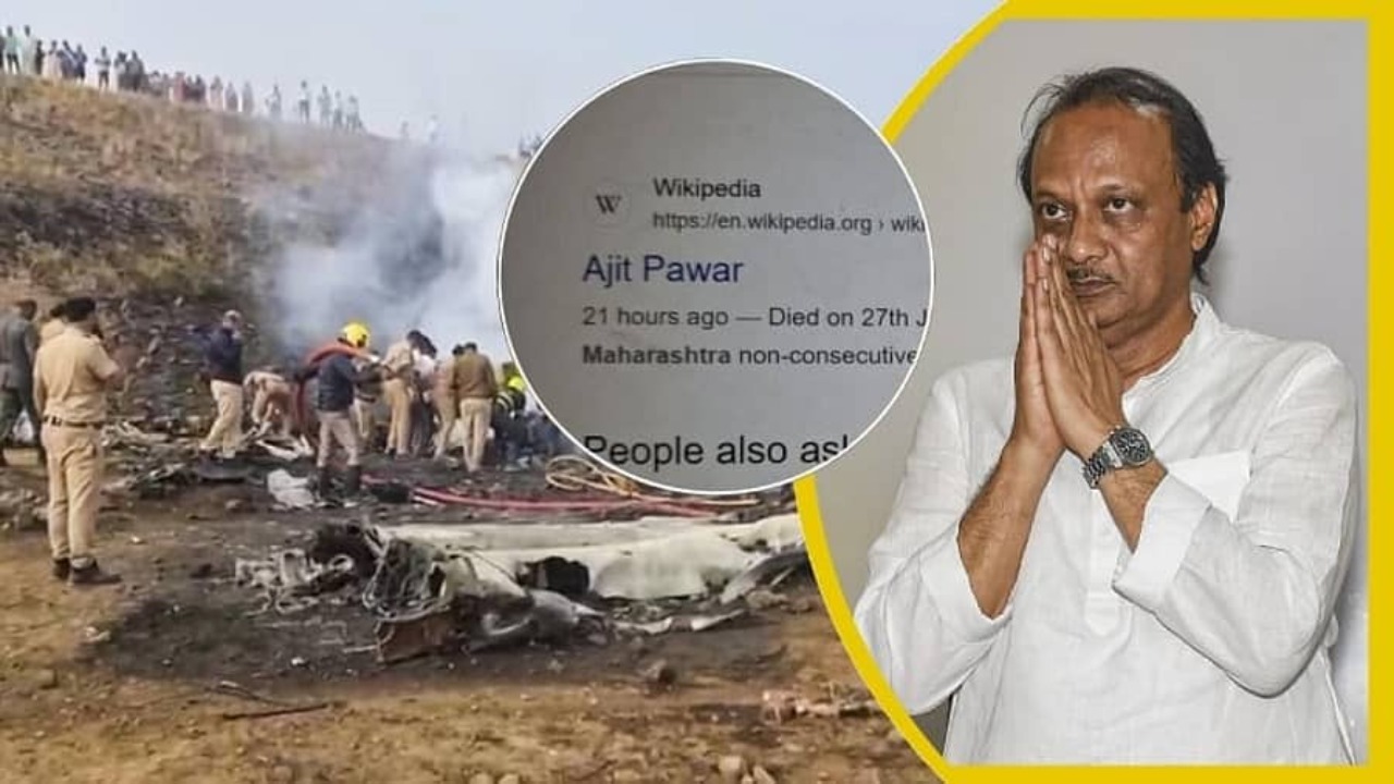 Viral claim about Ajit Pawar’s death and Wikipedia update is false ...
